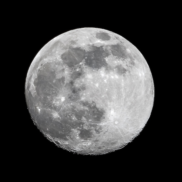 Full Moon Print - Etsy