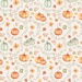 Boho Pumpkin Seamless Pattern Watercolour Floral Autumn Pumpkins Floral ...