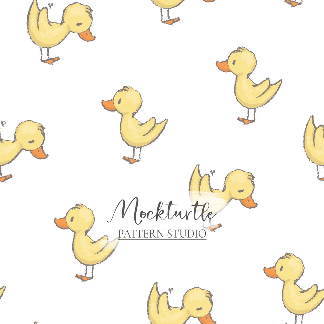 Ducking Seamless Pattern | Baby Duck Pattern | Duck Surface Pattern ...