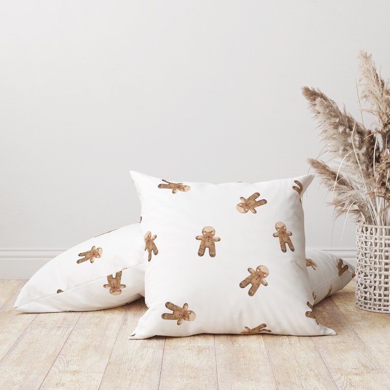 Gingerbread Man Seamless Pattern | Christmas Seamless Pattern ...