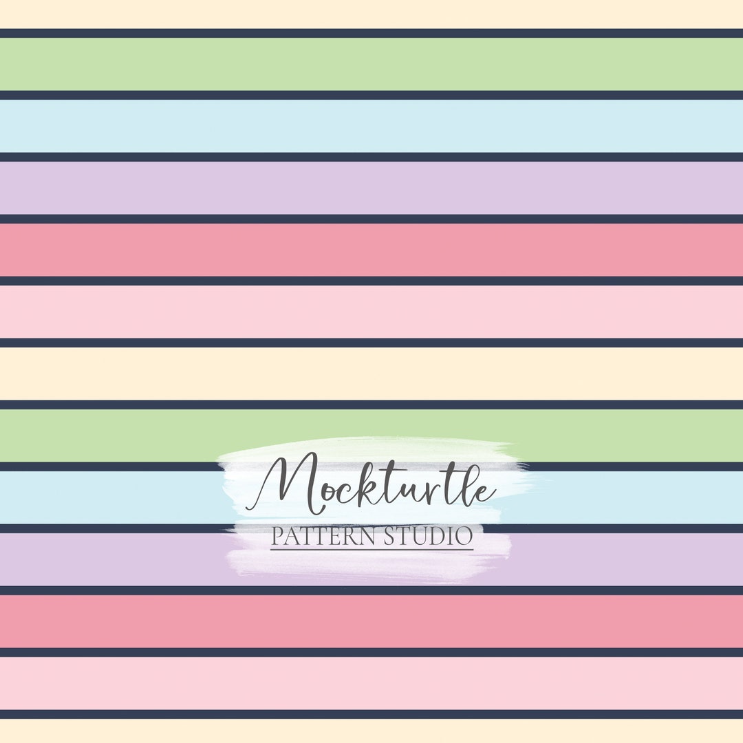 Pastel Rainbow Seamless Pattern | Pastel Rainbow Stripes Pattern ...