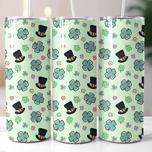 St Patrick's Day Seamless Pattern | Irish Shamrock | Lucky Charms ...