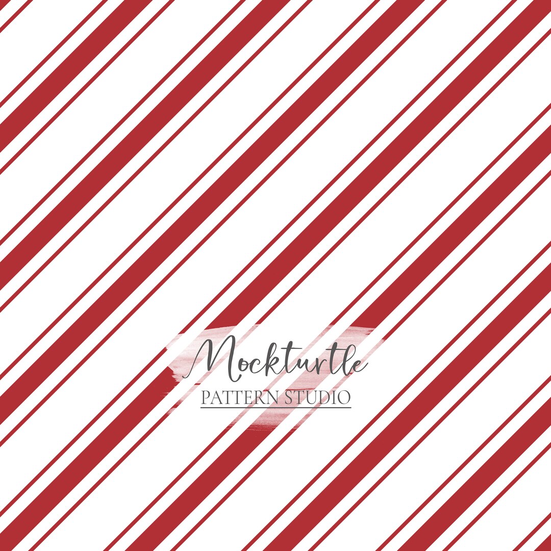 Peppermint Seamless Pattern | Christmas Seamless Pattern | Candy Cane ...