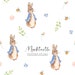 Peter Rabbit Seamless Pattern | Blue Bunny Pattern | Peter Rabbit ...