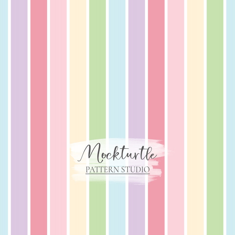 Easter Seamless Pattern | Pastel Easter Stripes Pattern | Easter ...