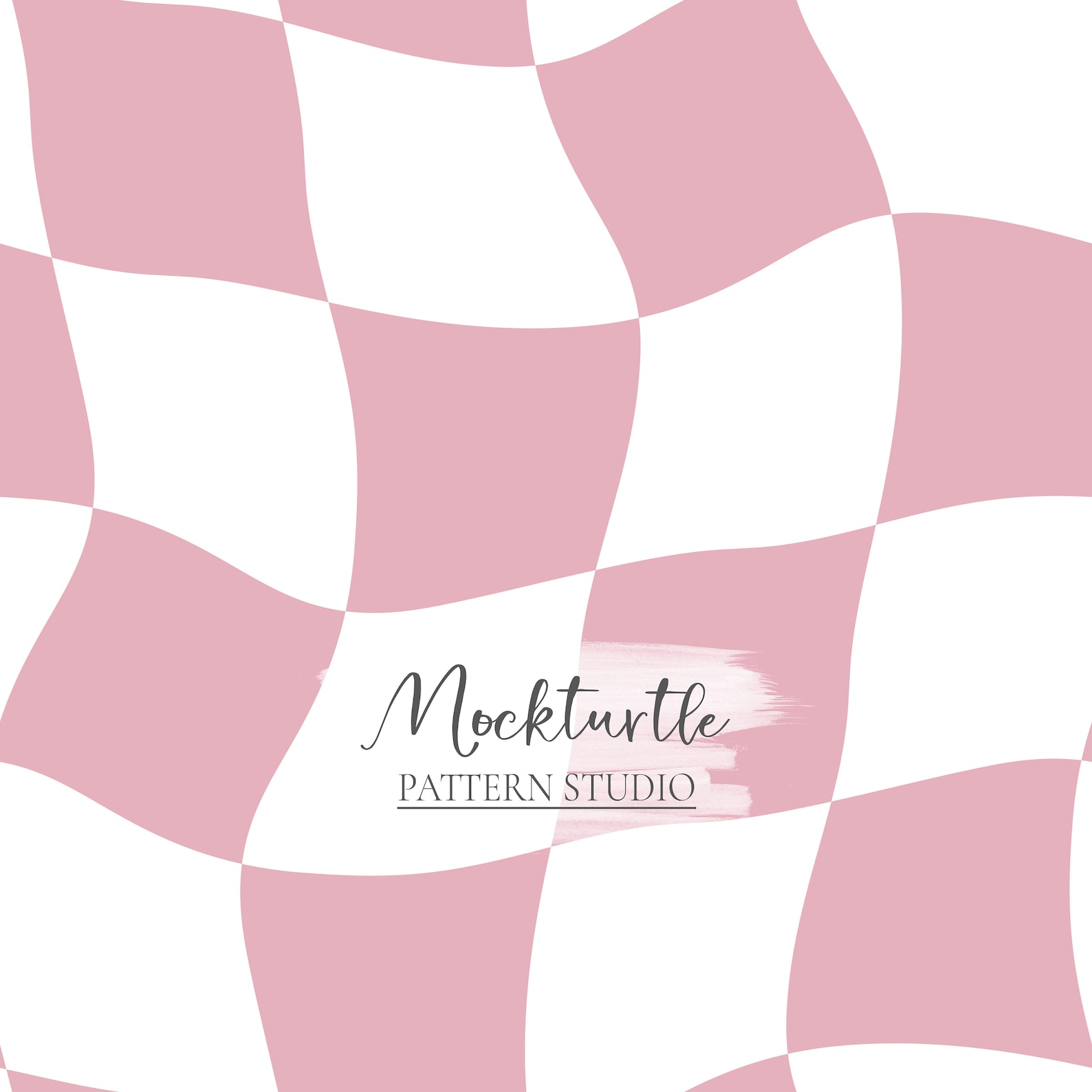 Wavy Check Pattern | Pink Checkerboard | Retro Wavy Check | Checkered ...