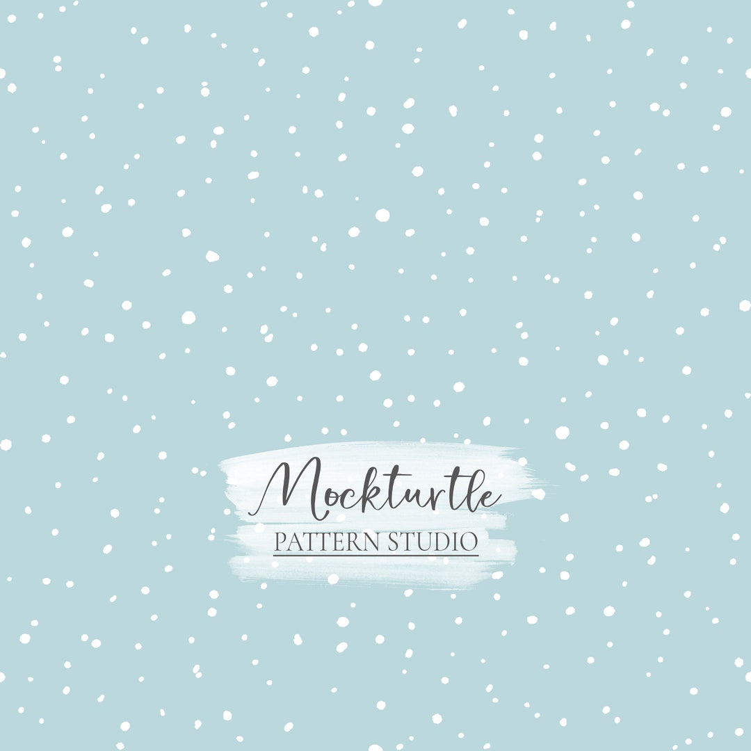Winter Snow Seamless Pattern Ice Bluepattern Winter Snow Winter ...
