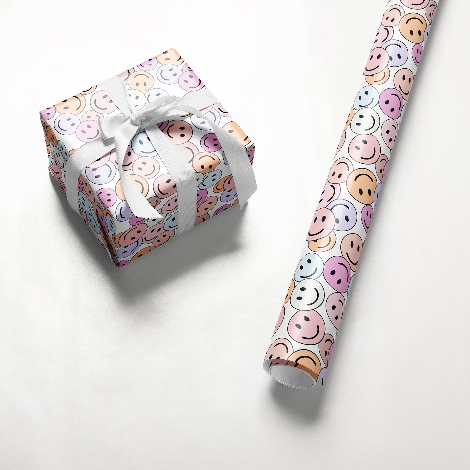 Smiley Faces Seamless Pattern | Happy Face Surface Pattern | Funky ...