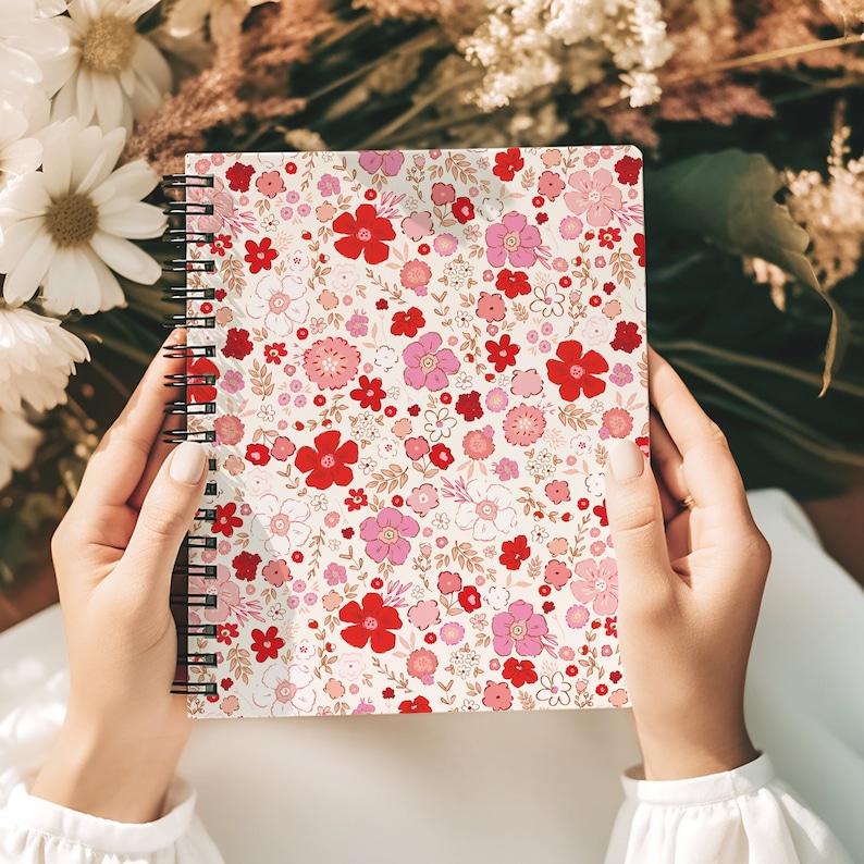 Ditsy Flower Seamless Pattern | Valentine's | Floral Surface Pattern ...