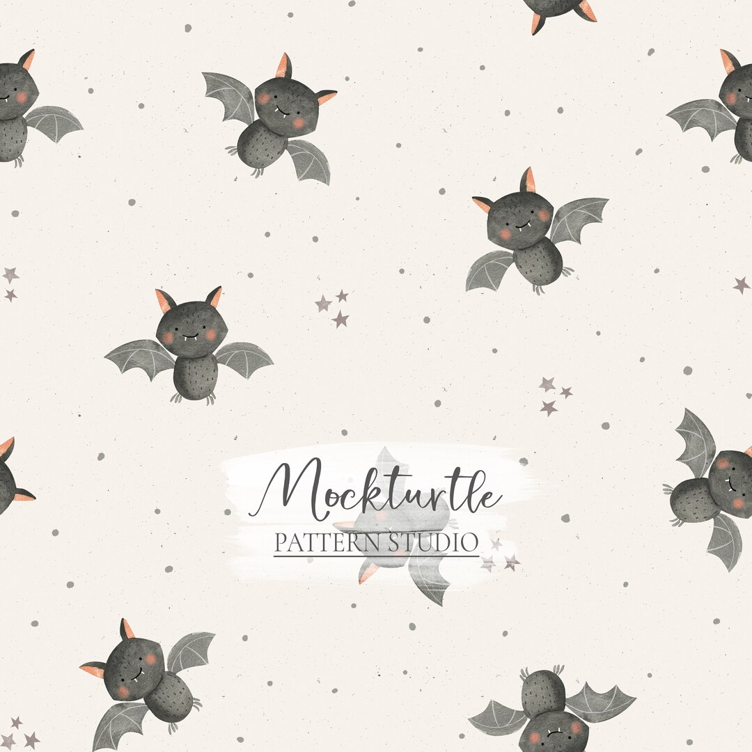 Halloween Bats Seamless Pattern | Cute Halloween | Halloween Surface ...