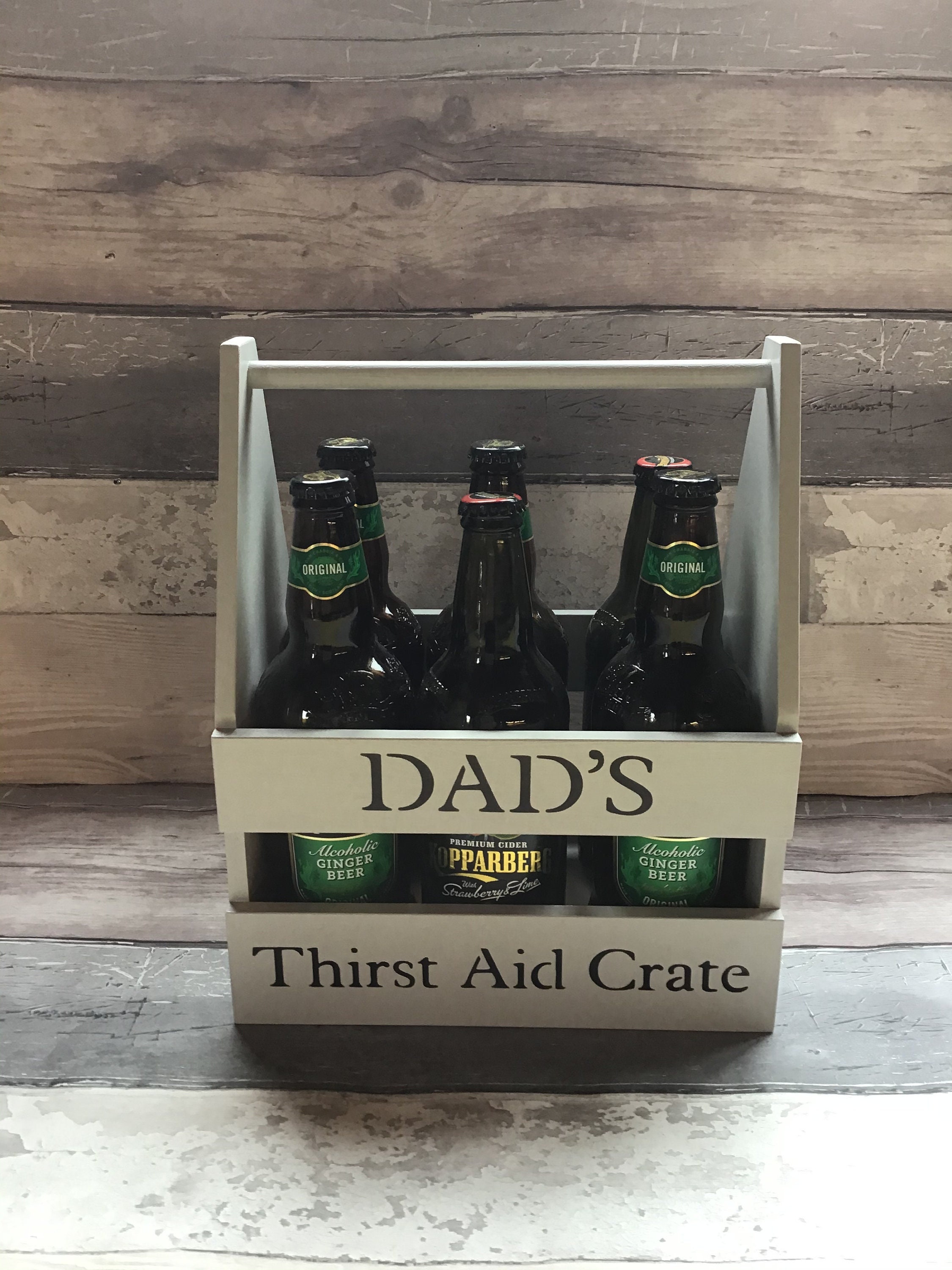 Wooden Personalised Beer Crate,thirst Aid Crate,beer Drinker,beer Lover ...