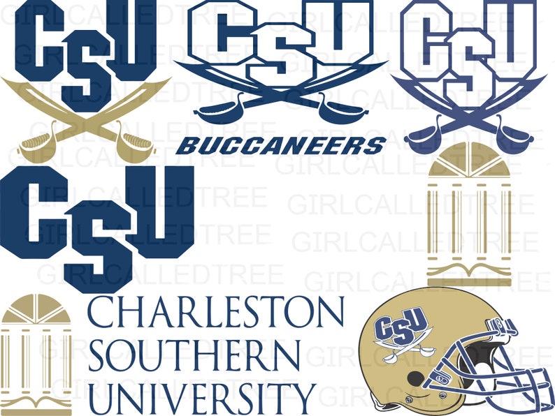 Charleston Southern University Buccaneers Svgs and Pngs - Etsy