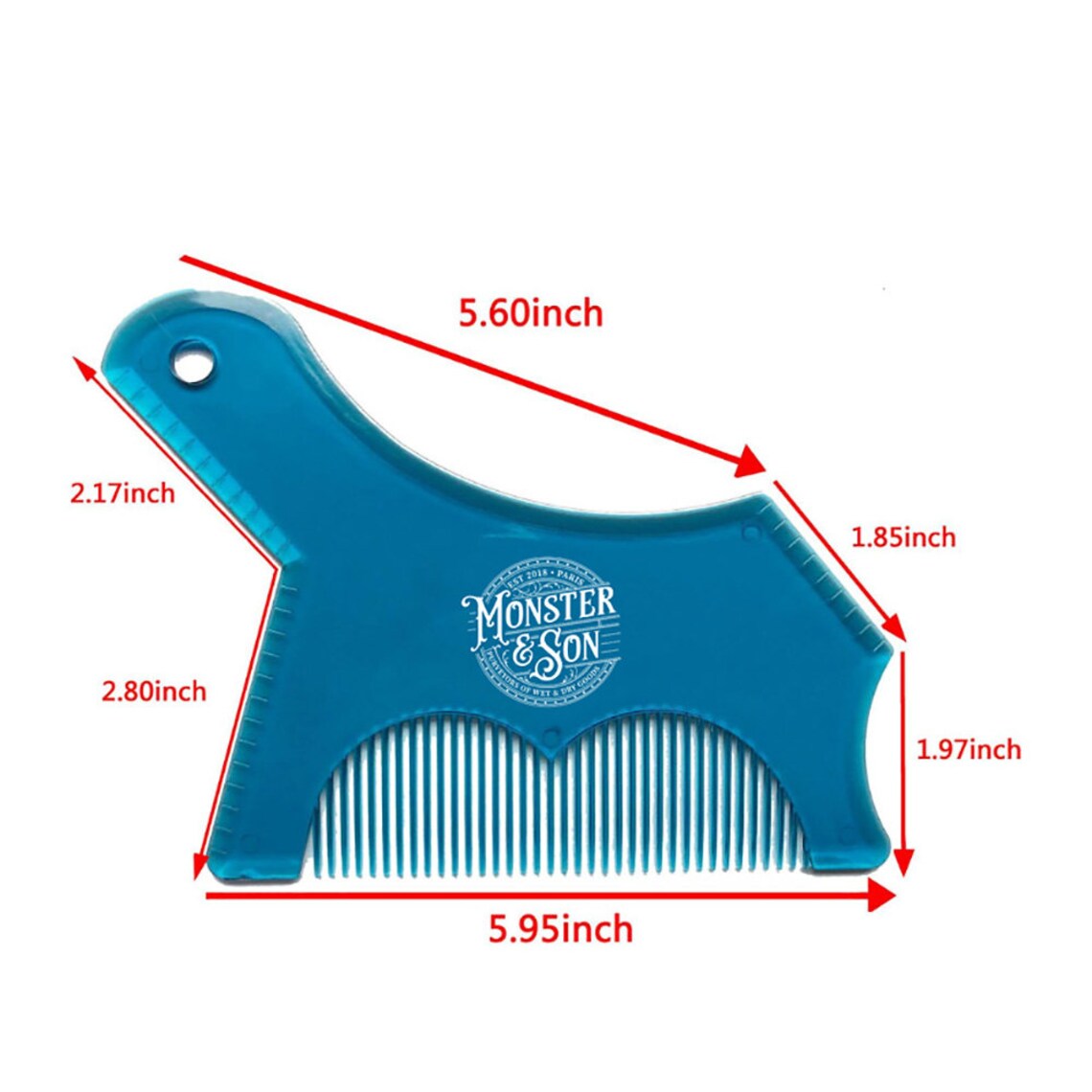 Beard Shaping Tool by Monster&son Classic Oversized Design - Etsy
