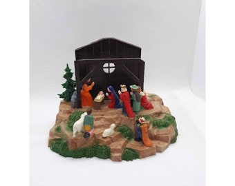 Plastic Nativity Scene | Etsy