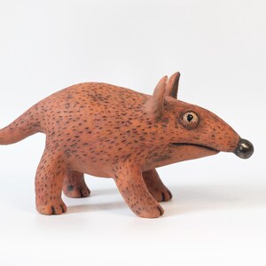 Red Fox Ceramic Sculpture, Handmade Ceramics, Funny Animal Figurine - Etsy