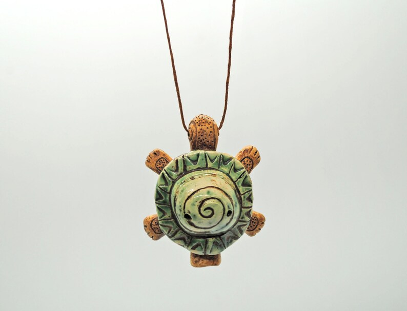 Ceramic Handmade turtle whistle. Little turtle. Clay pendant | Etsy