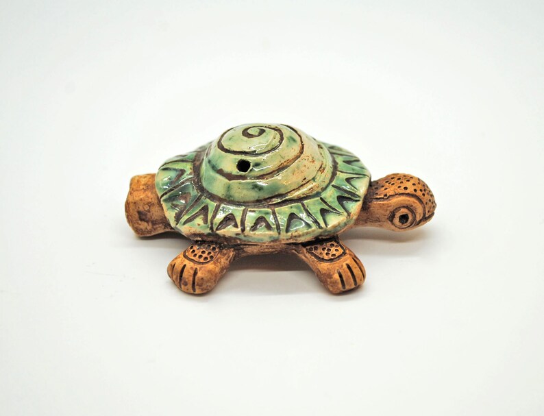 Ceramic Handmade turtle whistle. Little turtle. Clay pendant | Etsy
