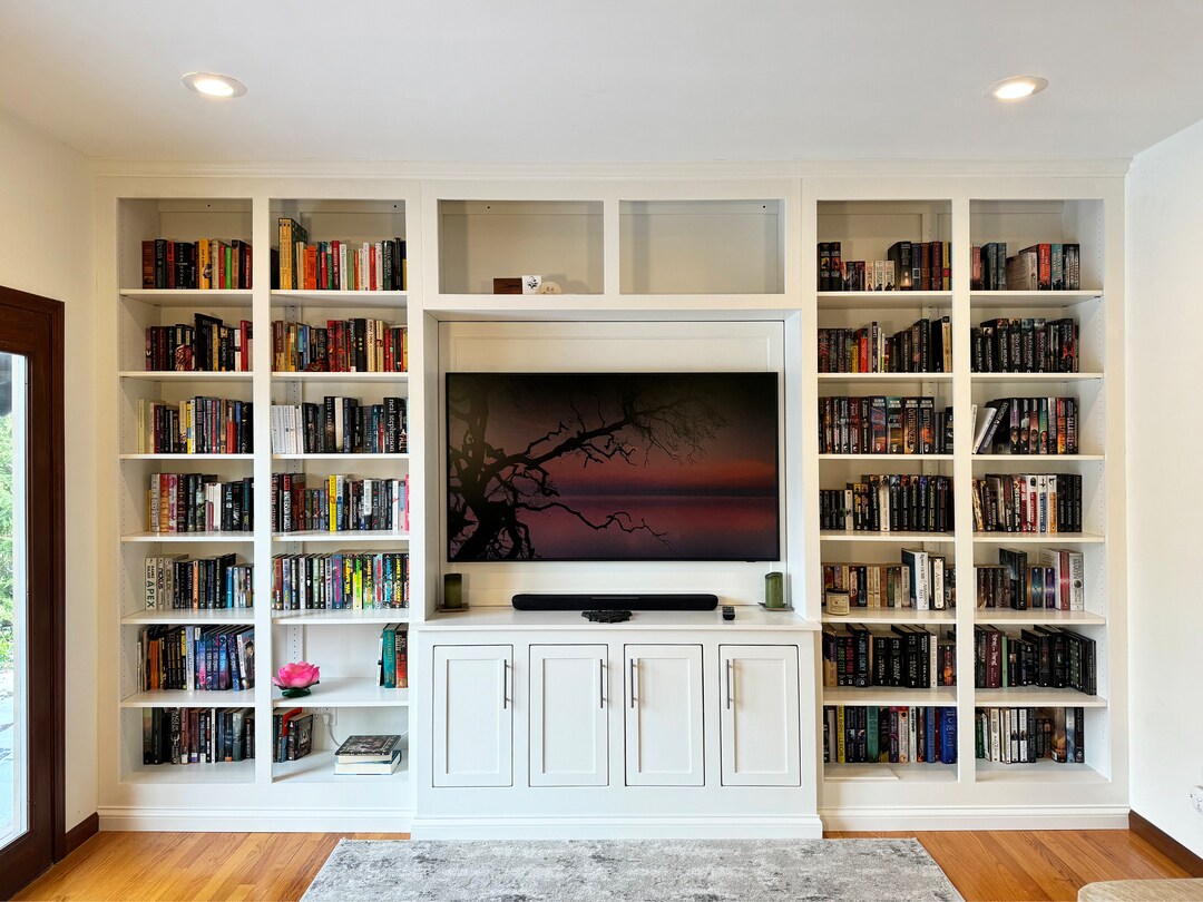 CUSTOM ‘meadow’ Bookcase | Entertainment Center | Wall Unit Storage ...