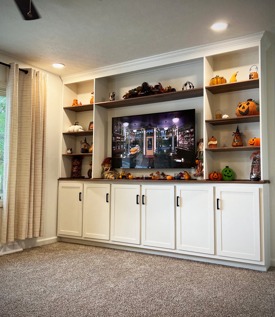 CUSTOM plymouth Entertainment Center Wall Unit Storage Display Cabinet Etsy Canada