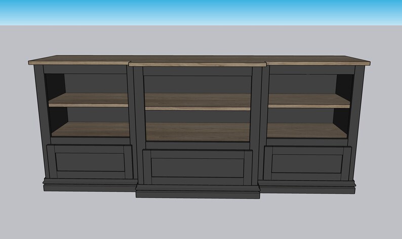 CUSTOM Console Table Shoe Storage Dovetailed Drawers - Etsy