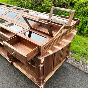 CUSTOM 'sand Canyon' Display Cabinet Museum Case Kitchen Island Store ...