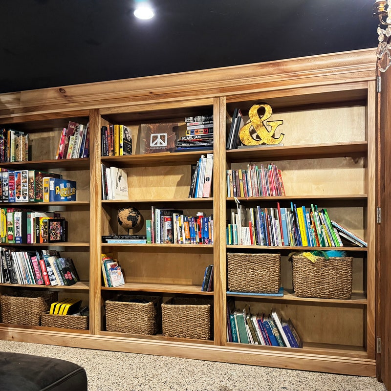 Bookcase With Doors - Etsy