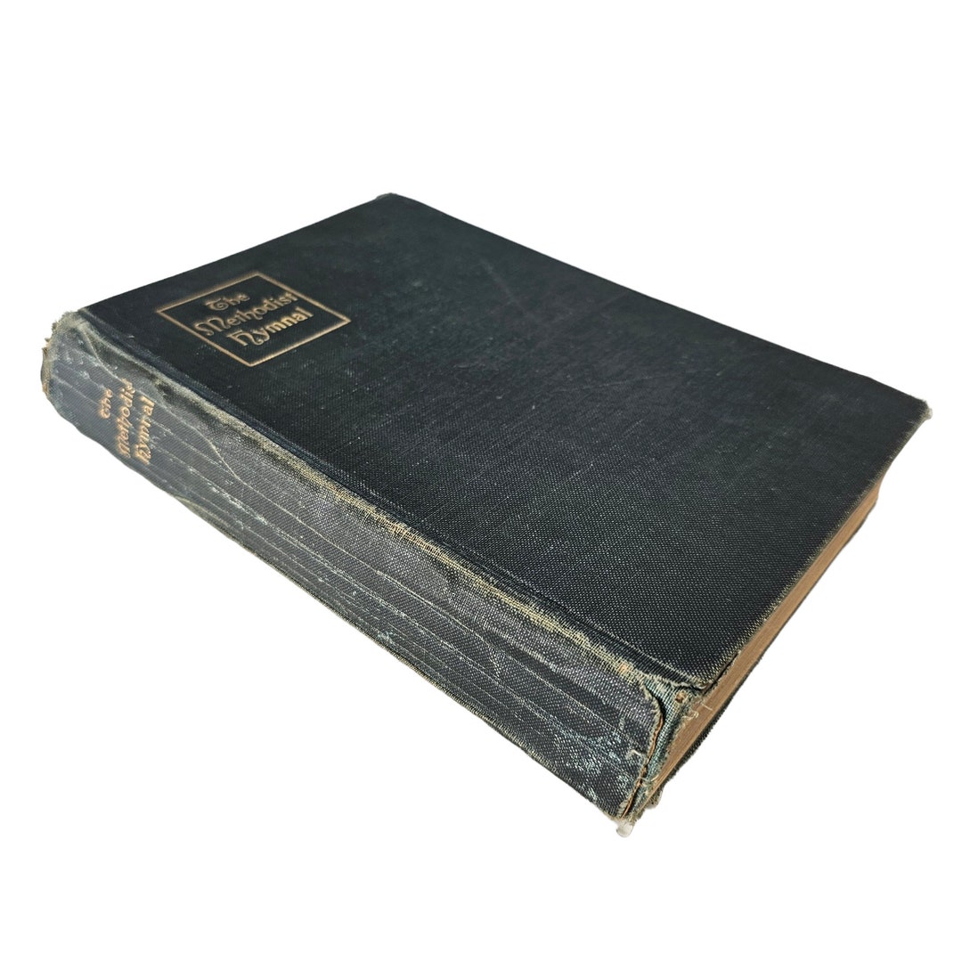 Vintage Religious Book, the Methodist Book, Hymnal Book, Black ...