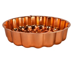 Vintage Copper Gelatin Molds, Aspic Molds, Aluminum Daisy Turk Tower ...