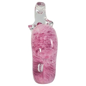 Murano Glass Elephant, Pink Elephant, Trunk up Elephant, Elephant ...