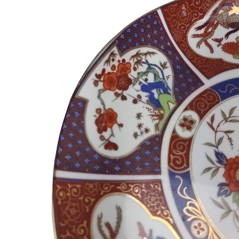 Vintage Japanese Imari Ware Platter, Camellia Phoenix Plum Blossom ...