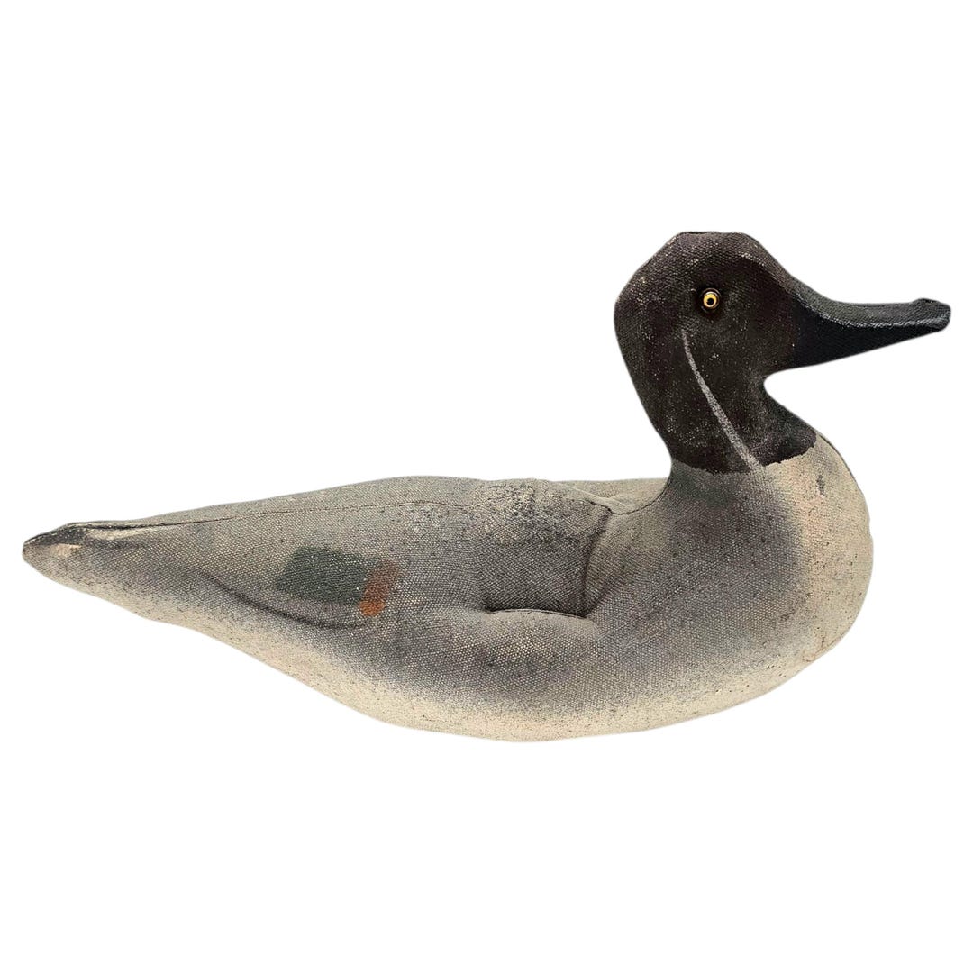 Vintage Macal Dukoy Canvas Pintail Decoy ,original Paint, Early Canvas ...