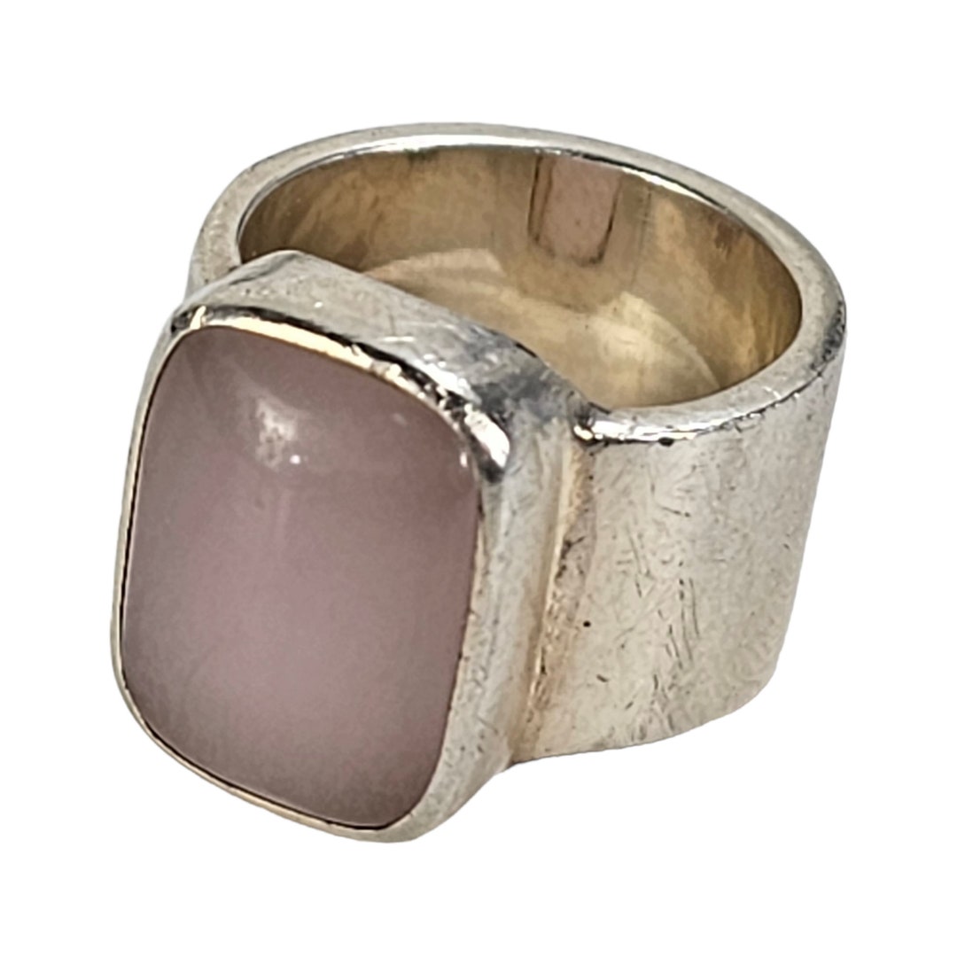 Modern Ring, Janice Girardi Ring, Sterling Silver Ring, Faceted Rose ...