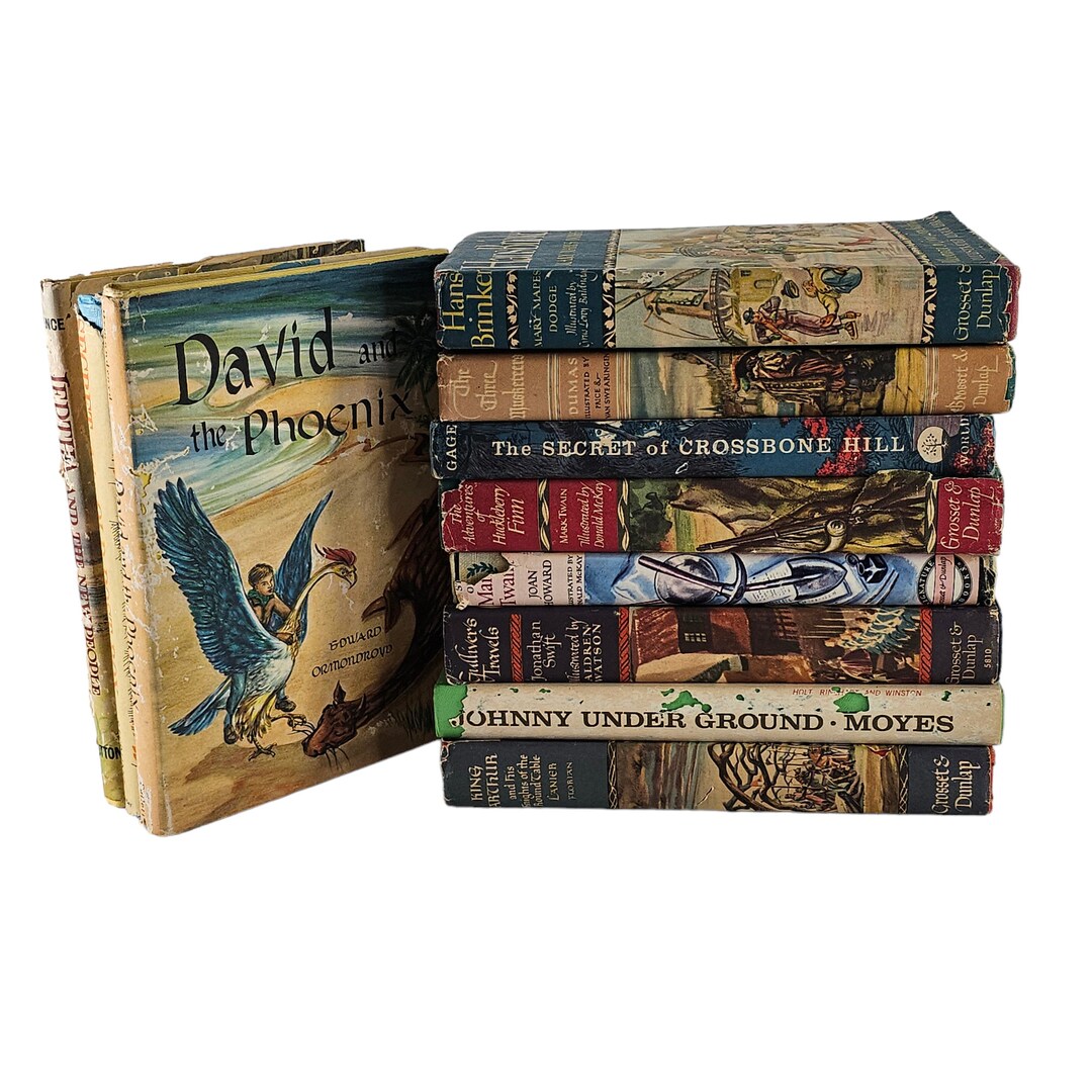 11 Rare & Vintage Books, Children's Story Books, Lot If Books, Hard ...