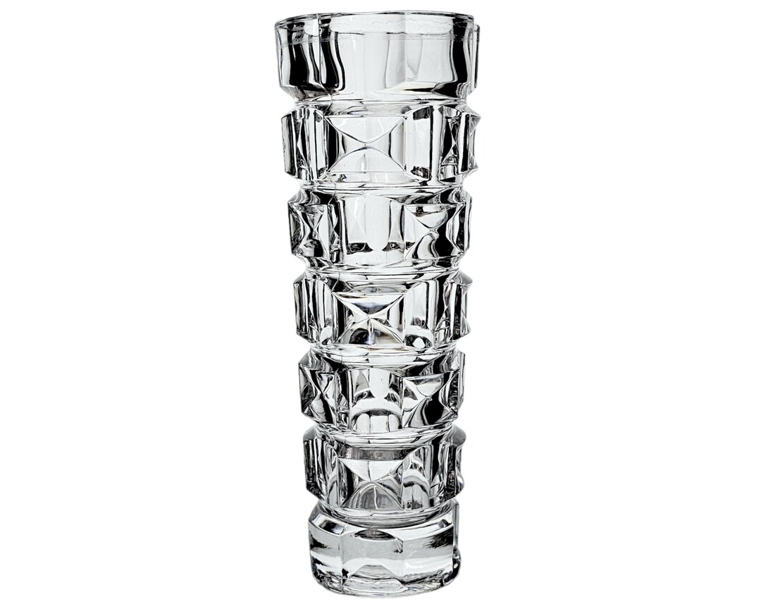 Vintage J. G. Durand Vase, Luminarc Cut Glass Vase, Crystal Vase 8.625h ...