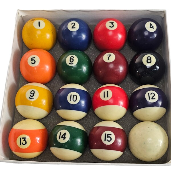 Vintage Pool Balls - Etsy