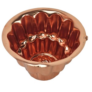 Vintage Copper Gelatin Molds, Aspic Molds, Aluminum Daisy Turk Tower ...