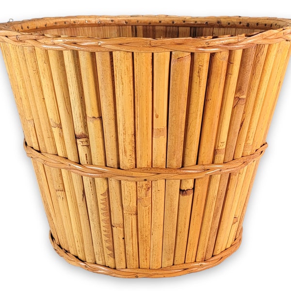 Bamboo Basket - Etsy