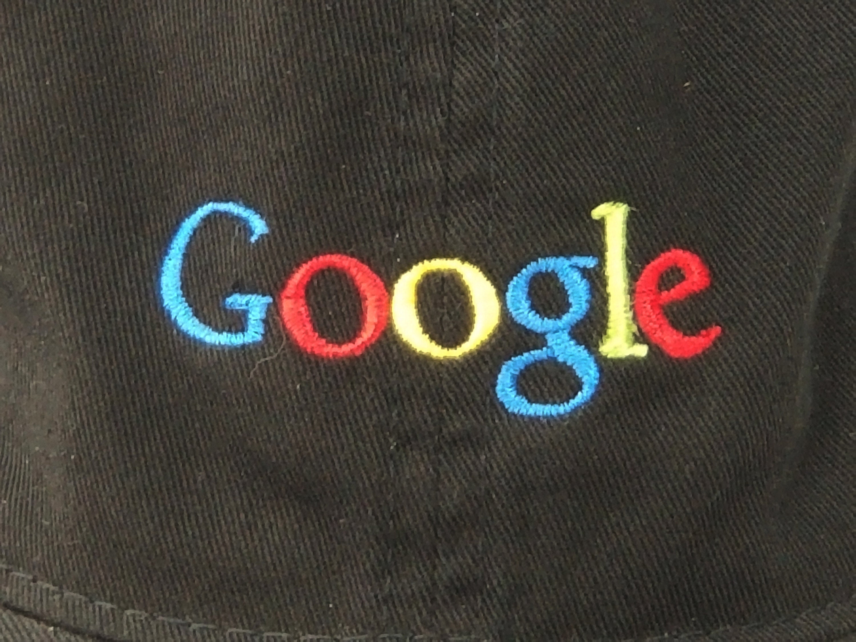 Google Black Hat Cap Logo Embroidered Adjustable Strapback | Etsy