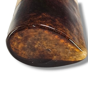 Vintage HQT Art Glass Vase Sommerso Wedge Shaped Vase - Etsy