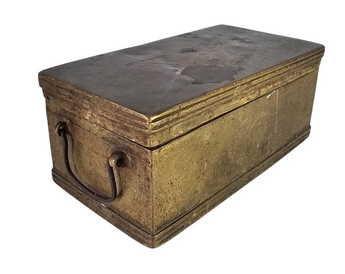 Antique Southeast Asian Filipino Brass Betel Nut Box Hand Crafted Box 7 ...