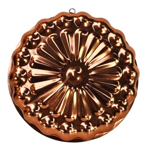 Vintage Copper Gelatin Molds, Aspic Molds, Aluminum Daisy Turk Tower ...