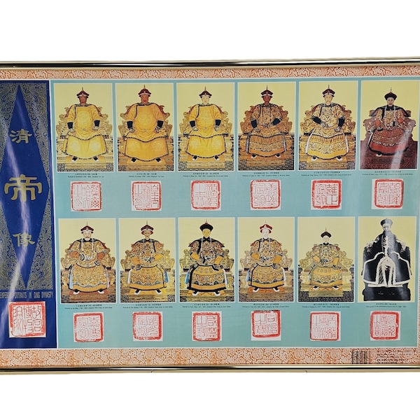 Chinese Dynasties Poster - Etsy