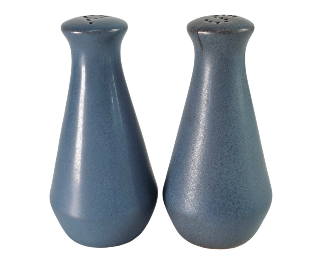 Denby Salt Pepper Shakers, Echo Blue Salt & Pepper Shakers, Stoneware ...