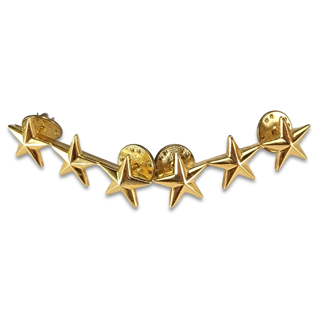 Vintage Pair Brass World War II Pin, US Officers Law Enforcement Pin ...