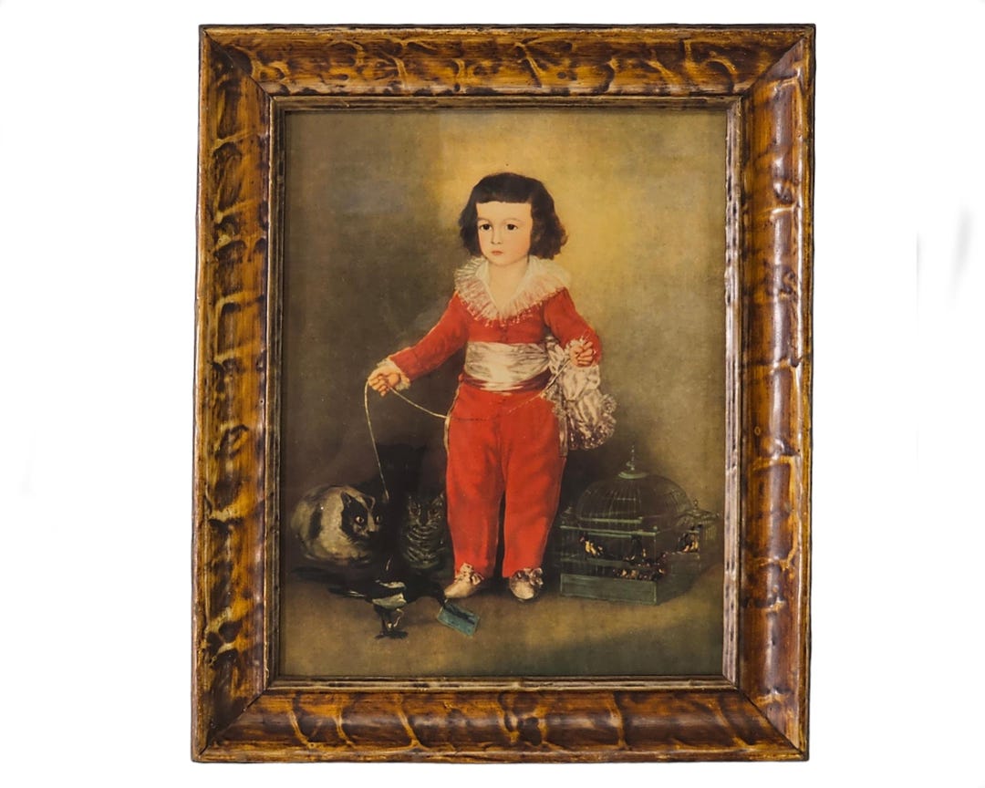 Flame Frame Famous Francisco Goya Don Manuel Osorio De Zuniga 17" - Etsy