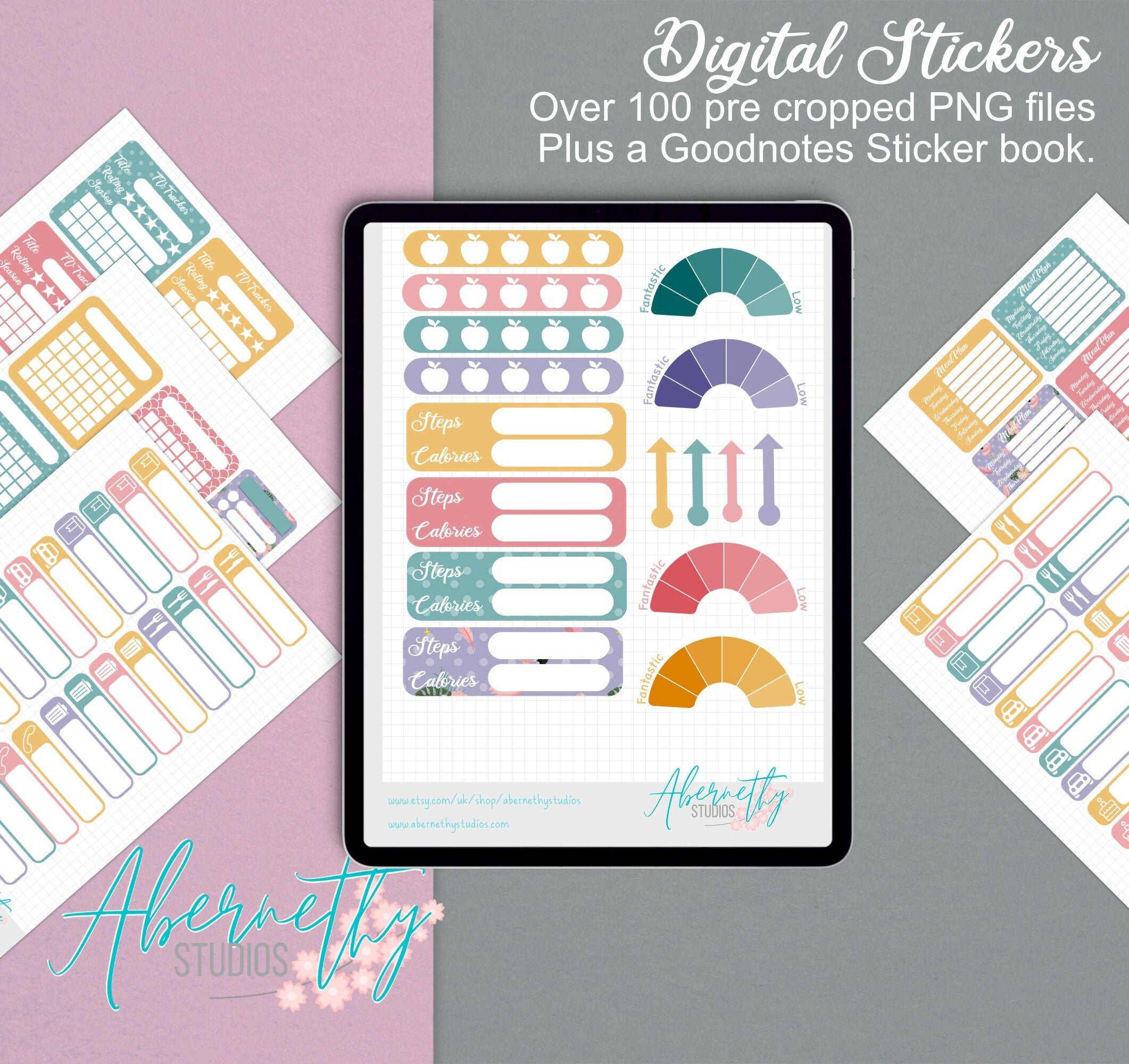 2021 Digital Stickers, Tracker Stickers, Digital Tracker Stickers ...