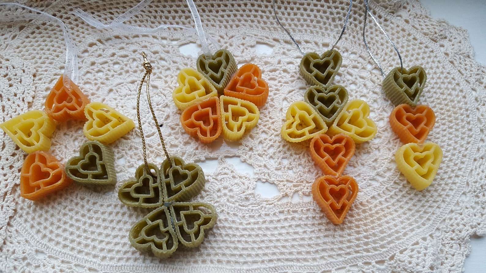 Pasta Decorations, Pasta Art, Eco Gift, Quirky Wall Hanging, Tree ...