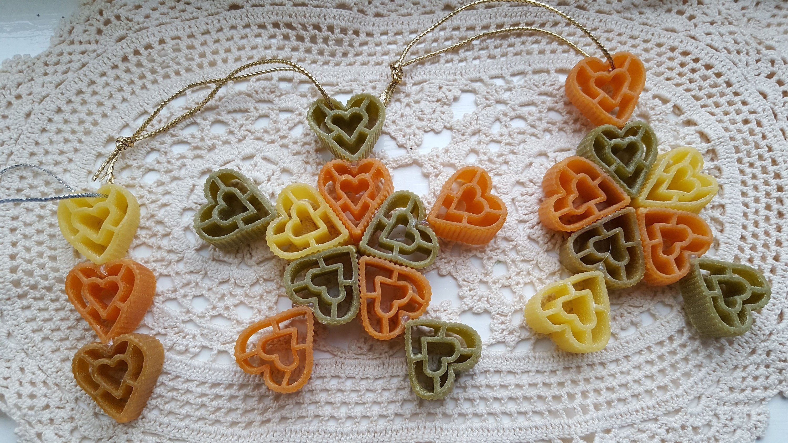 Pasta Decorations, Pasta Art, Eco Gift, Quirky Wall Hanging, Tree ...