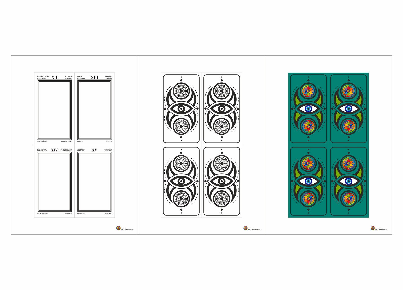 Make Your Own Tarot Cards, Printable Tarot Cards Templates, Customize ...