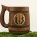 Jedi Handmade Mug, Star Wars Personalized Gift, Star Wars Beer Stein ...